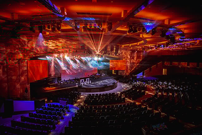 Covenant Communications Packs Cornerstone Church with HES Lighting