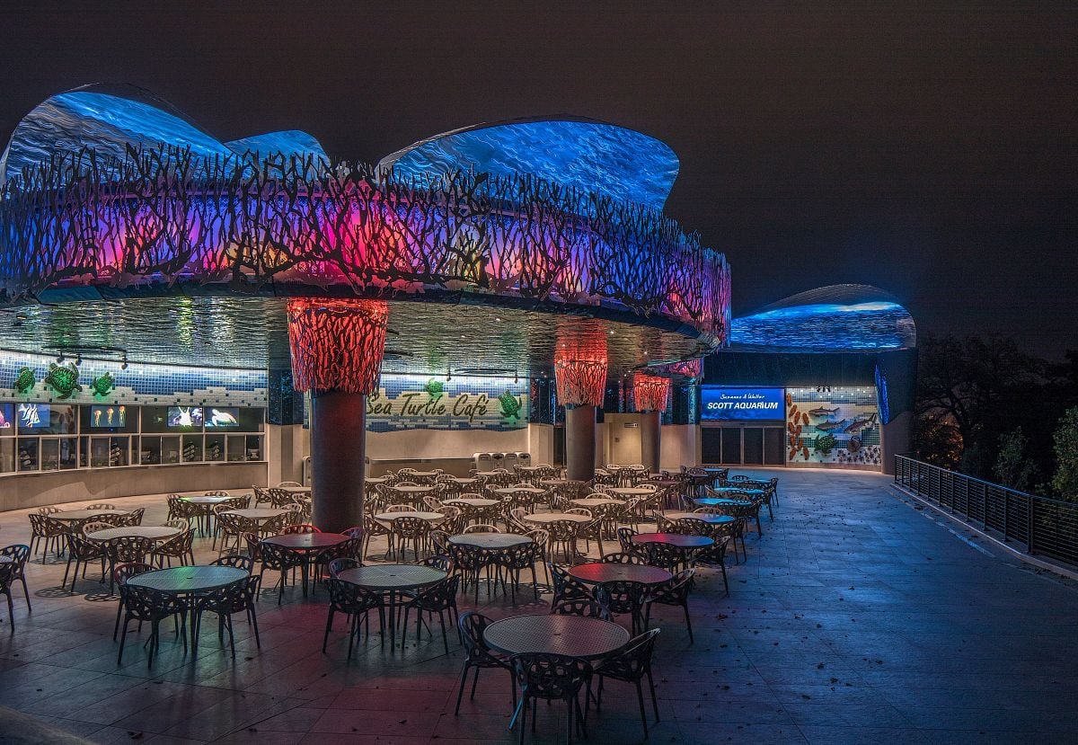 ETC Lights Suzanne and Walter Scott Aquarium