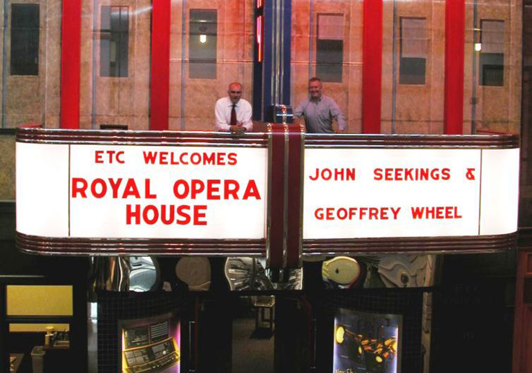 The ETC marquee might be the fastest way to see your name in lights.