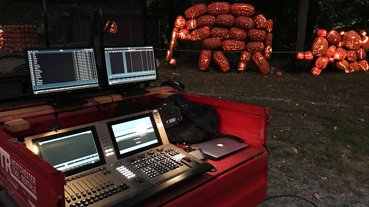 Programming pumpkins for a Halloween extravaganza